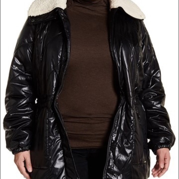 Kenneth Cole | Jackets & Coats | Kenneth Cole Faux Shearling Collar ...